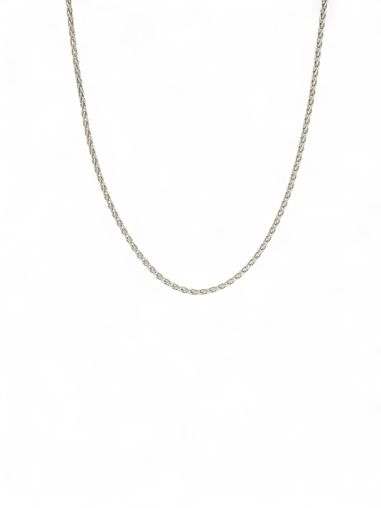 Pre-Owned 16" Spiga Chain in 18ct White Gold – Brufords Jewellers